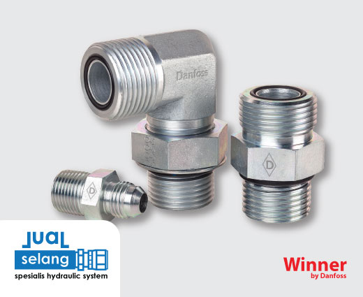Fitting Hose Hidrolik Winner Danfoss Hadir Disini